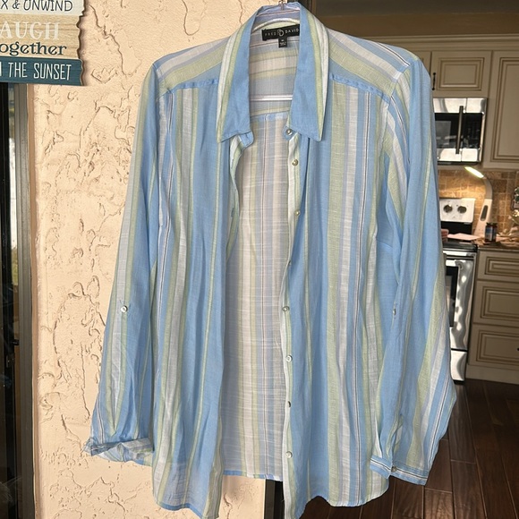 Fred David | Tops | Fred David Ladies Blouse New | Poshmark